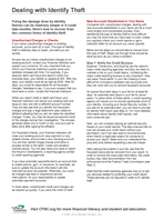 Financial Literacy Fact Sheets