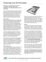 Financial Literacy Fact Sheets