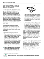 Financial Literacy Fact Sheets