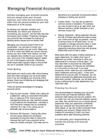 Financial Literacy Fact Sheets